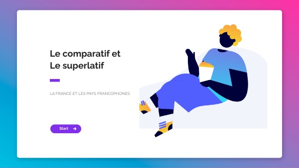 la comparaison et le superlatif | Genially