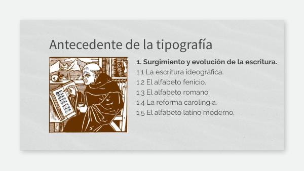 Tipografía: Clase 2. Evolución de la tipografía | Genially