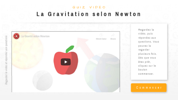 La Gravitation selon Newton | Genially