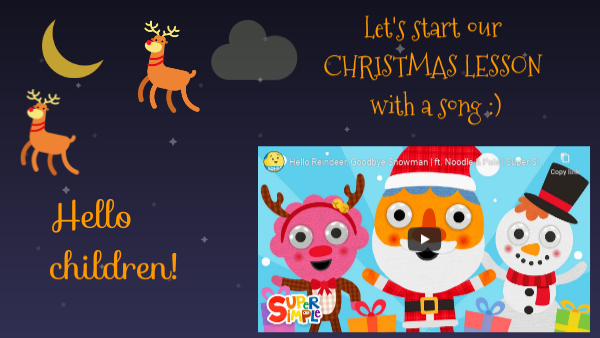 Christmas lesson 3/4 2020 | Genially