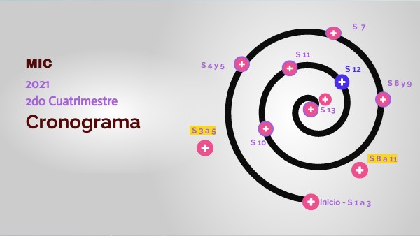 MIC-Kine- Cronograma