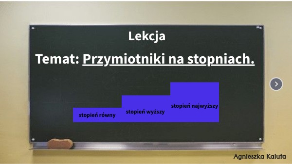 Stopniowanie przymiotników | Genially