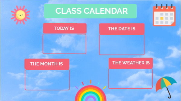 CLASS CALENDAR