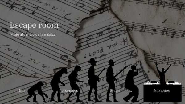 Escape room historia de la música 5-6 ep | Genially