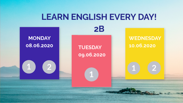 2 B - j. angielski 08.06-10.06 | Genially