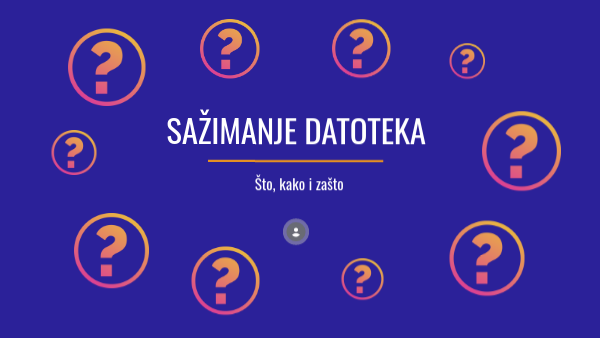 Sažimanje datoteka | Genially