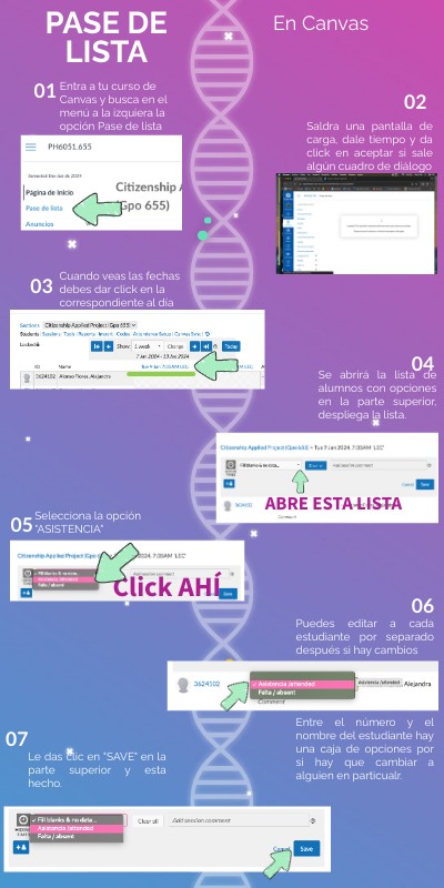 Como pasar lista | Genially