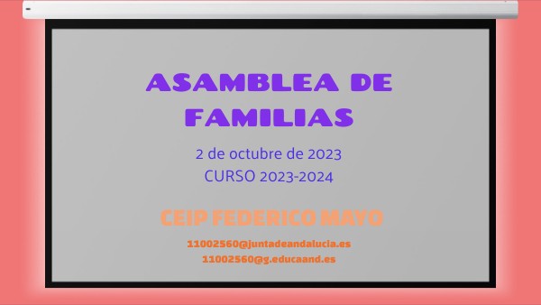 PRESENTACIÓN ASAMBLEA FAMILIAS 23-24