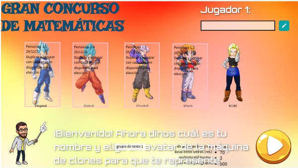 Concurso de mates Dragon Ball