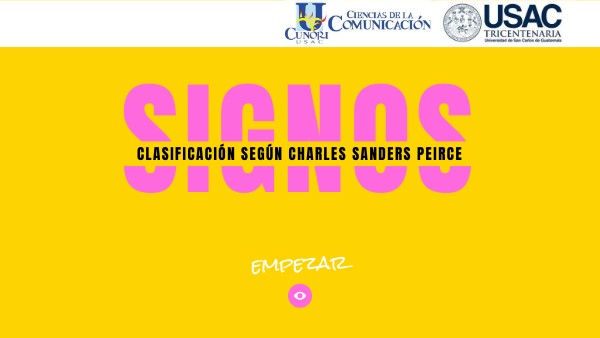 Clasificación de los signos | Genially