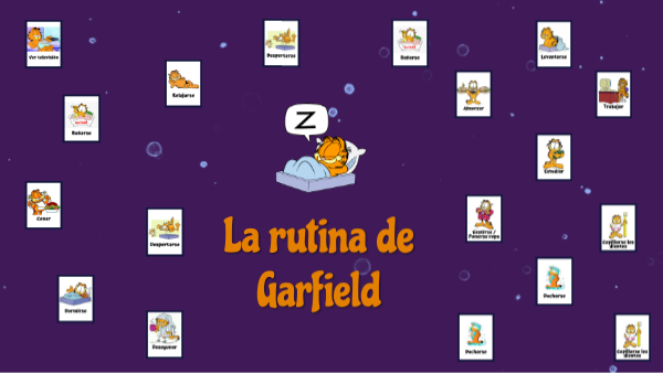 La rutina de Garfield | Genially