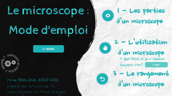 VA-Le microscope - mode d'emploi | Genially