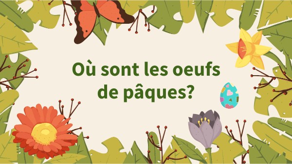 Les oeufs de pâques | Genially