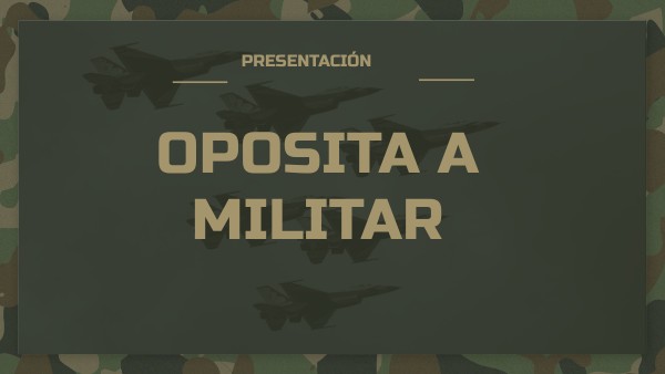 MILITAR | Genially