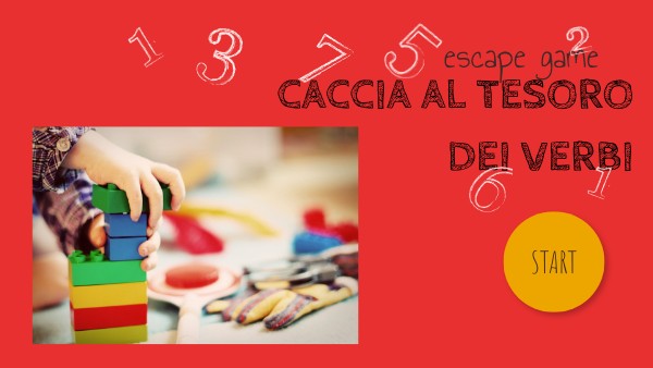 CACCIA AL TESORO DEI VERBI | Genially