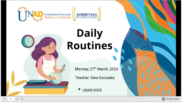 DAILY ROUTINES | Genially