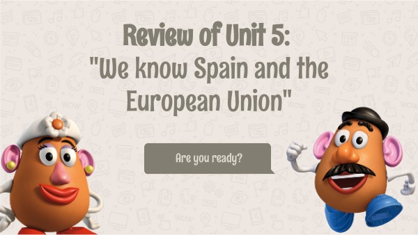 REVIEW GAME UNIT 5 | Genially