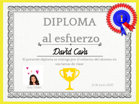 DIPLOMA DAVID