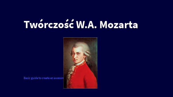 mozart kl 6 | Genially