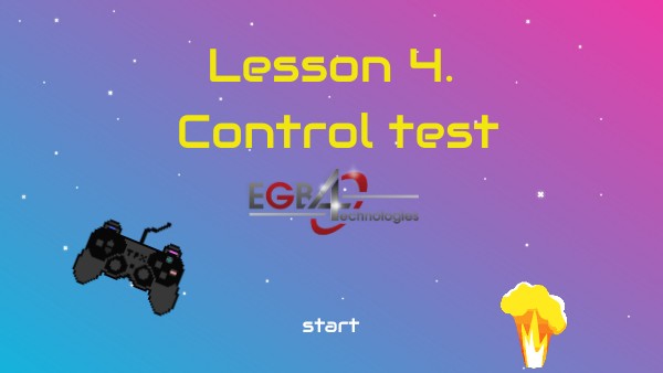 R2 3rd Bach Lesson 4. Control test