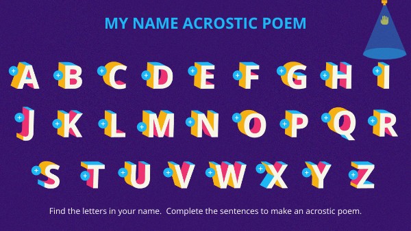 My name acrostic poem