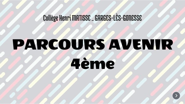 PARCOURS AVENIR 4ème | Genially