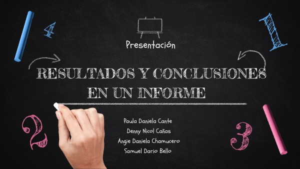 resultados y conclusiones en un informe | Genially