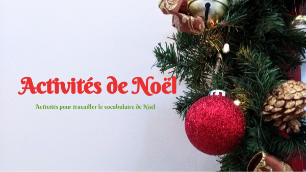 Activité Noël | Genially