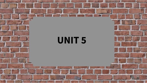 UNIT 5 - 6èmes | Genially