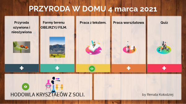 Przyroda w domu | Genially