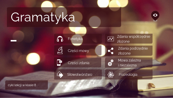 Gramatyka e8 | Genially