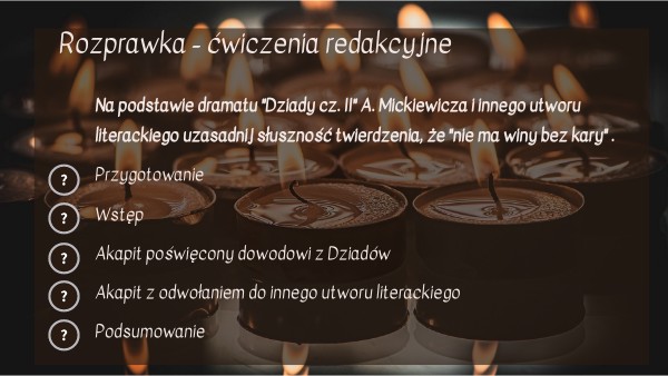 Dziady cz.II rozprawka | Genially