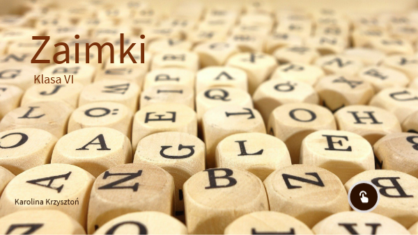 Zaimki - kl. 6 | Genially