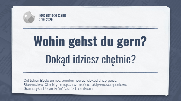 Wohin gehst du gern? | Genially