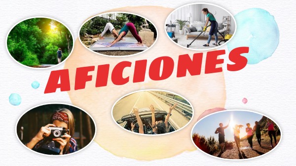 AFICIONES + presente de indicativo | Genially