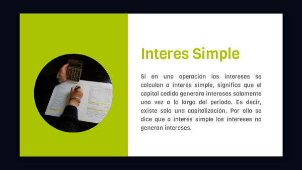 Interes Simple. MPGM | Genially