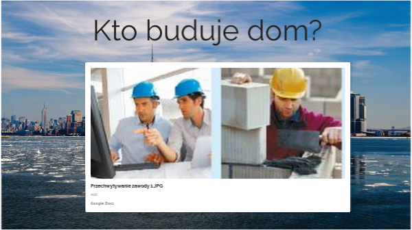 Kto buduje dom? | Genially