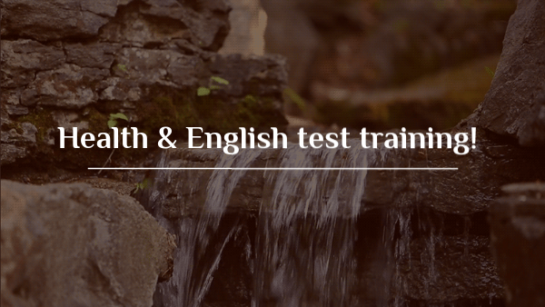 Health & English test training! | Genially