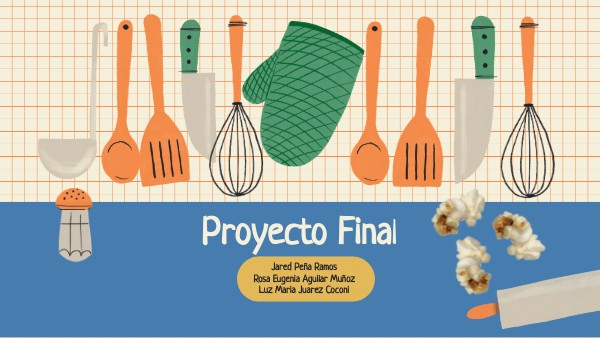 COOKING RECIPE PRESENTATION