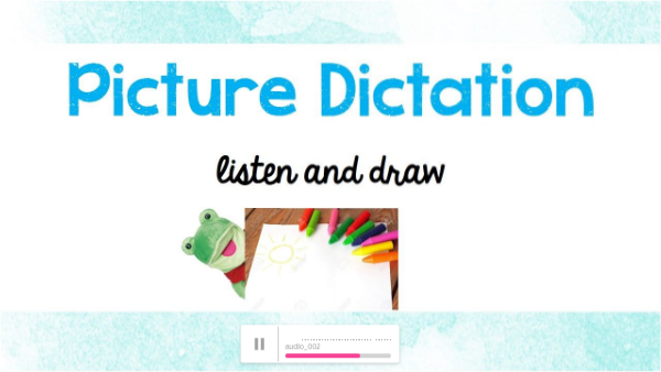 My face - Picture Dictation