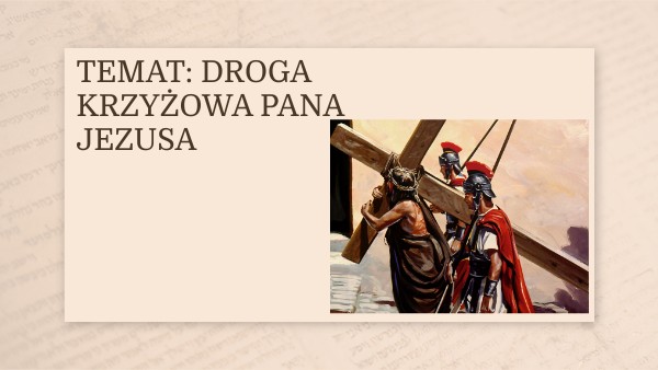 droga krzyzowa 2 | Genially