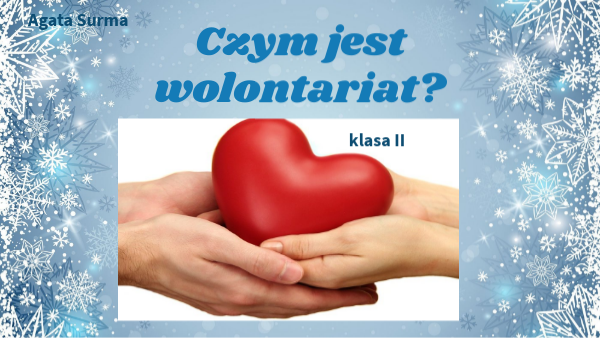 Wolontariat-klasa II | Genially
