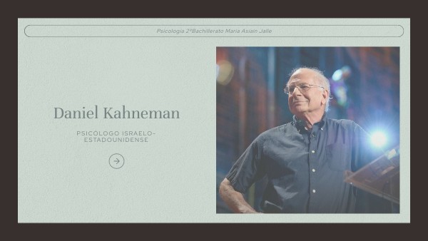 Daniel Kahneman