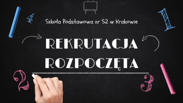 REKRUTACJA DO SP 52 W KRAKOWIE