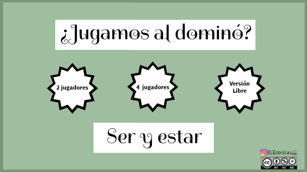 Dominó ser y estar | Genially