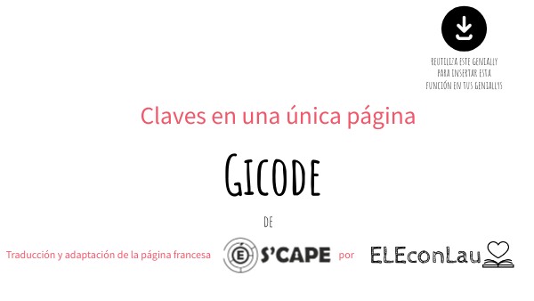GICODE en español | Genially