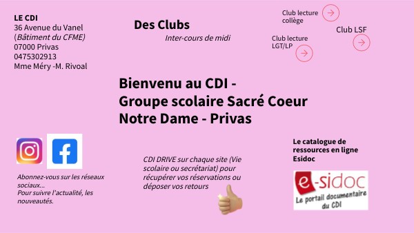 Présentation du CDI