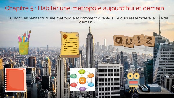 6e. Chapitre 5. Habiter une métropole aujourd'hui et demain | Genially
