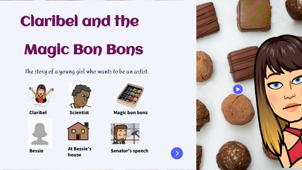 Claribel and the magic bonbons | Genially