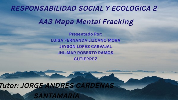 AA3 Mapa Mental Fracking | Genially